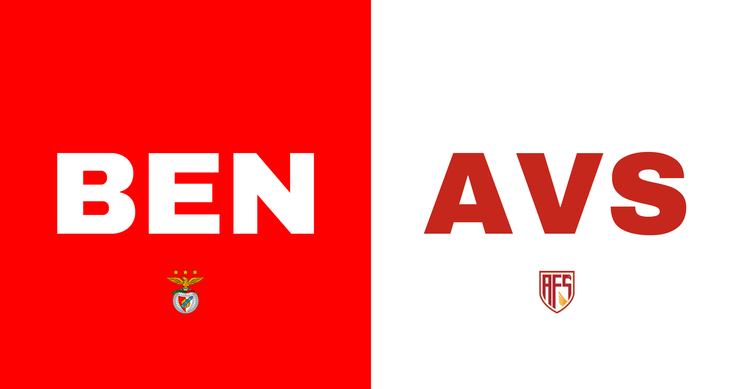 Benfica vs AVS - Primeira Liga 2025/26 | kampene.dk